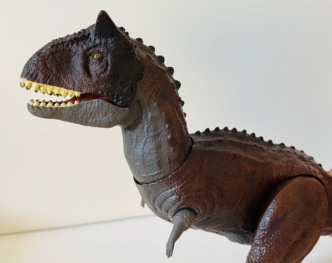 Jurassic Carnotaurus Toro Large Dinosaur Plastic Toy Action Figure Dino ...