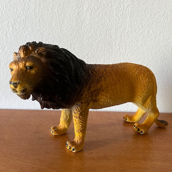 Plastic Lion Figurine - Etsy