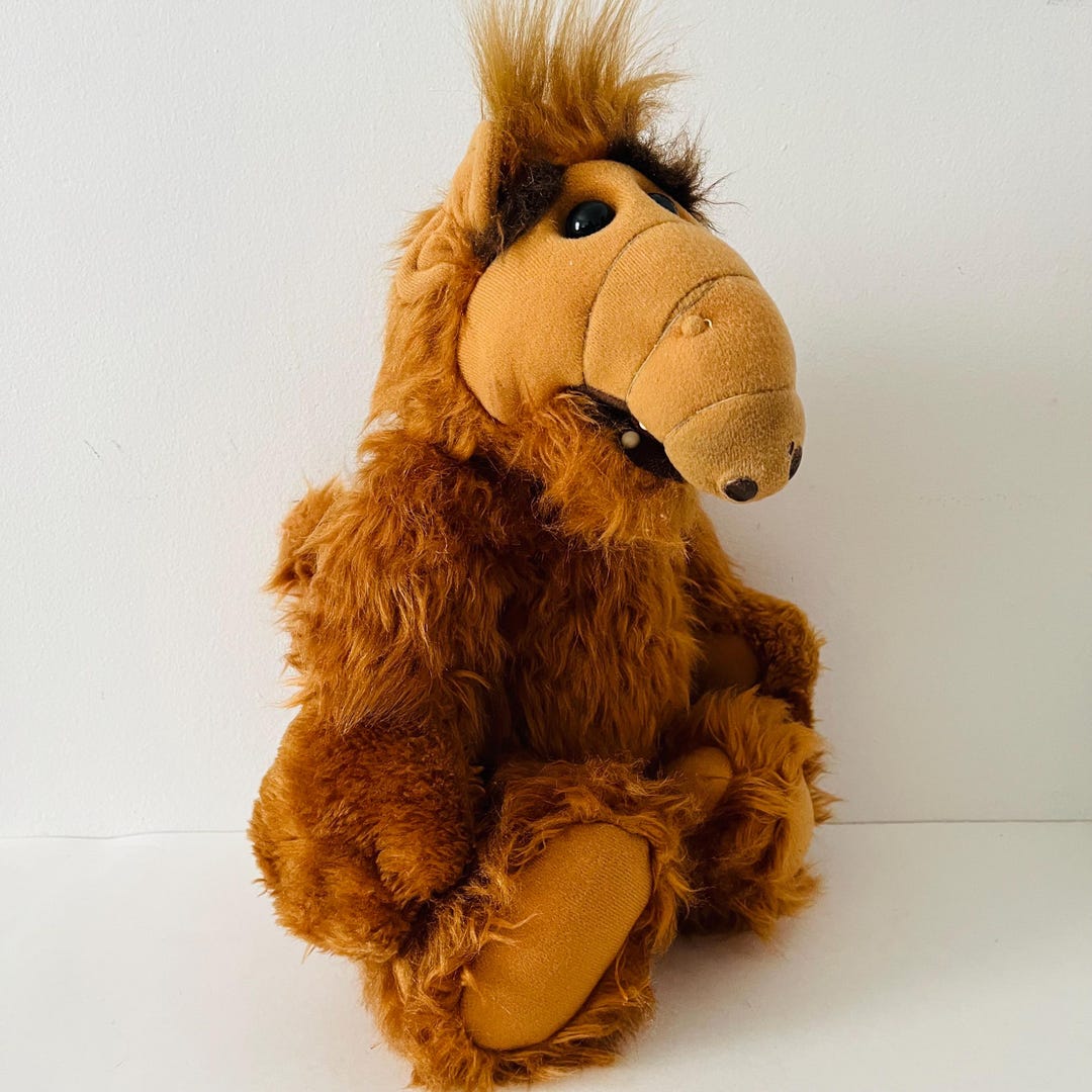 Vintage 1986 Alf Alien Life Form Plush 19" Stuffie Stuffed Toy ALF TV ...