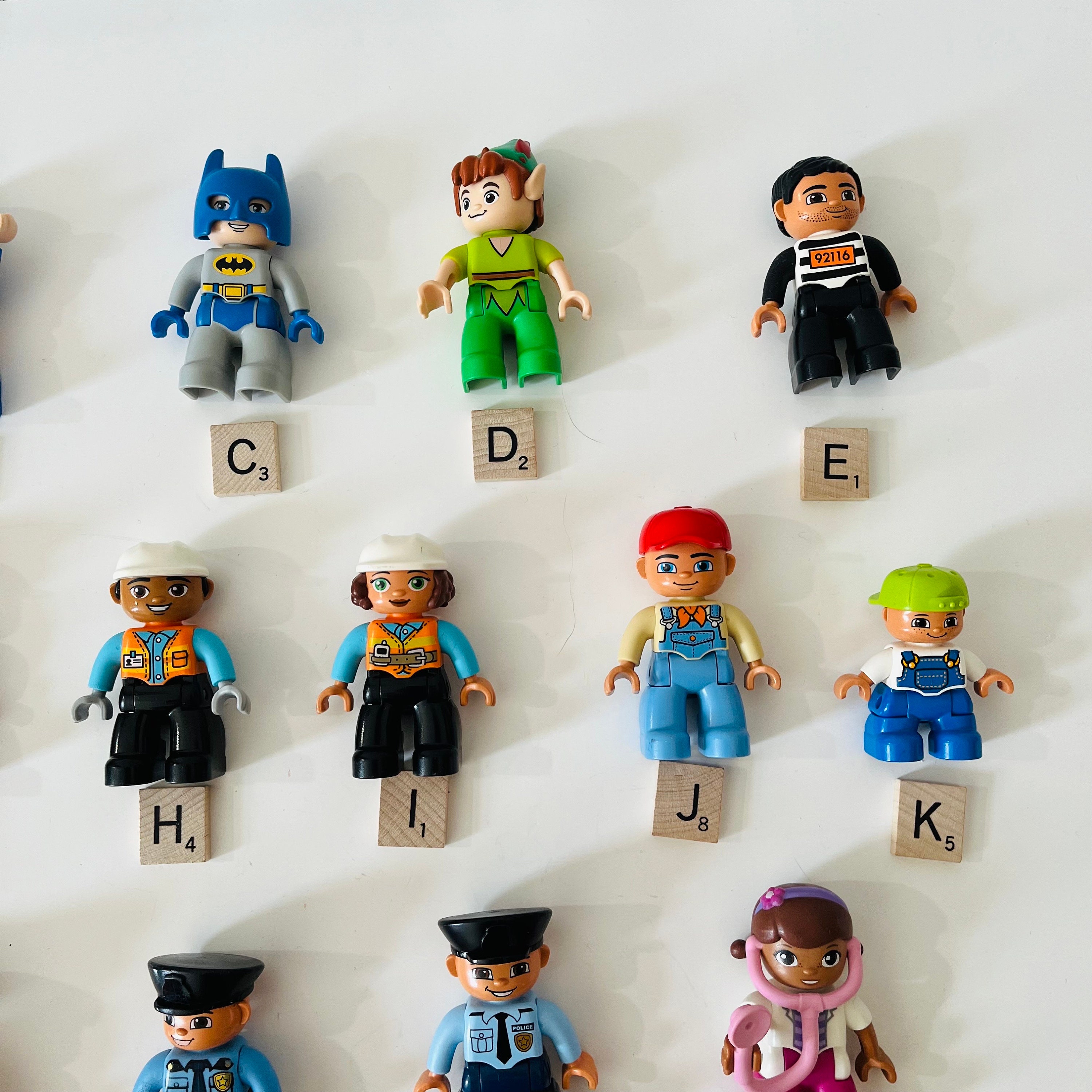 Vintage Lego Duplo Family Woman Man Child Minifigures 2.5 Inches ...