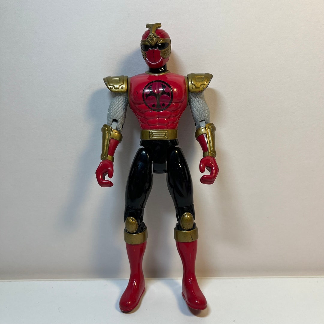 Power Rangers Ninja Storm Crimson Thunder Ranger Flash Action Figure ...