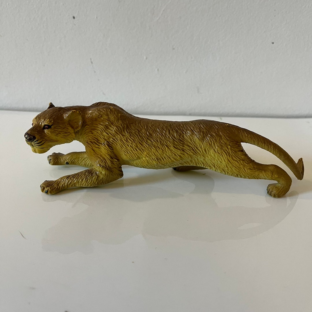 Vintage AAA Lioness Toy Rubber Animals Imaginary Play Collectible ...