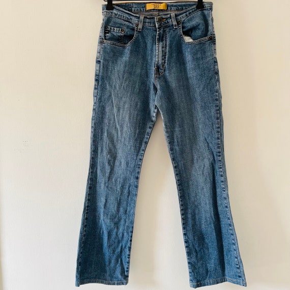 Vintage Y2K ikeda 700 Series Low Rise Flare Jeans Den… - Gem