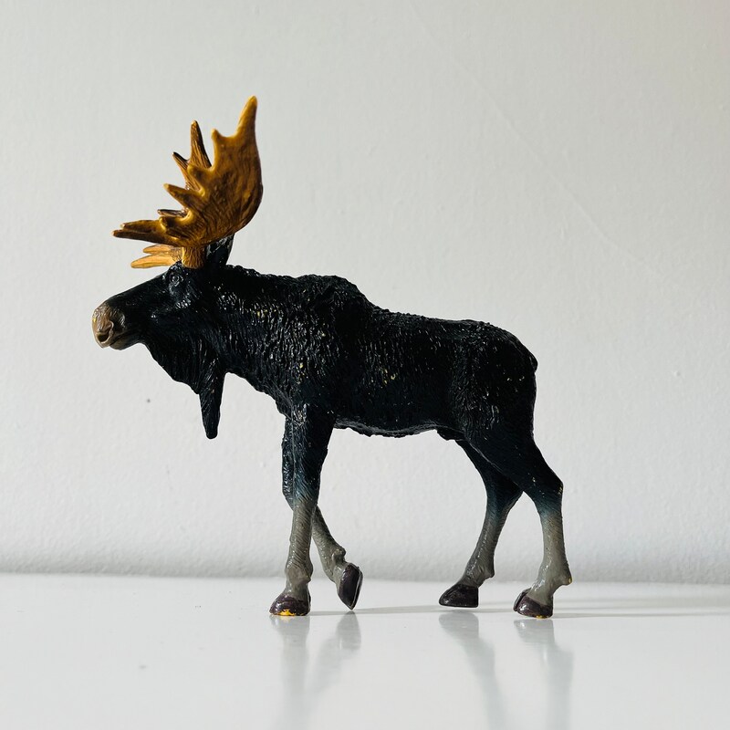 Moose Figurine - Etsy