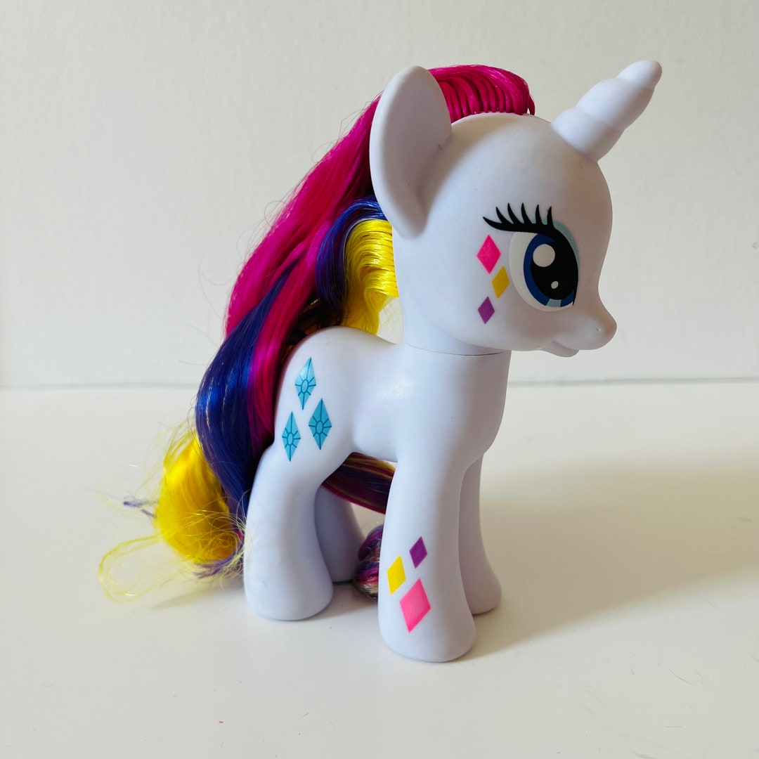 My Little Pony G4 Rarity Rainbow Power Brushable MLP 6 Inch Figure ...