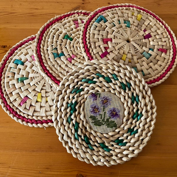 Woven Cane Wall Art - Etsy