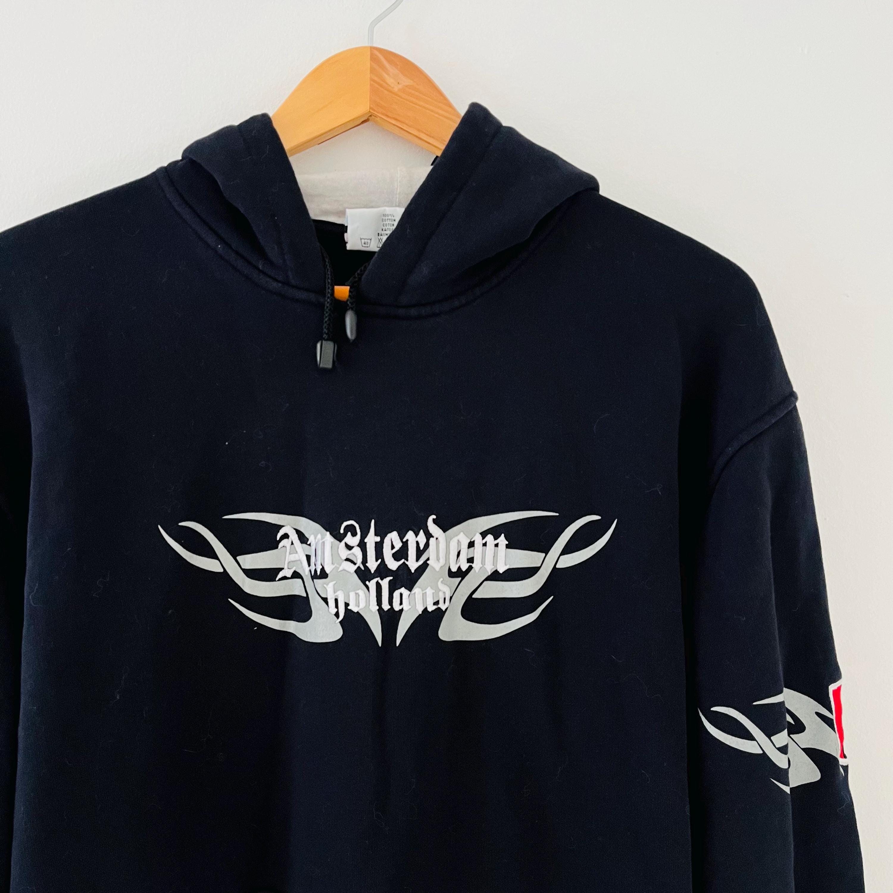 Vintage 90's Kist Design Amsterdam Holland Tribal Design Hooded Full ...