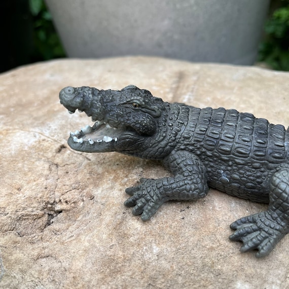 Vintage Schleich Alligator Figure Figurine Plastic Toy Animal Imaginary Play Made in Germany Etsy UK