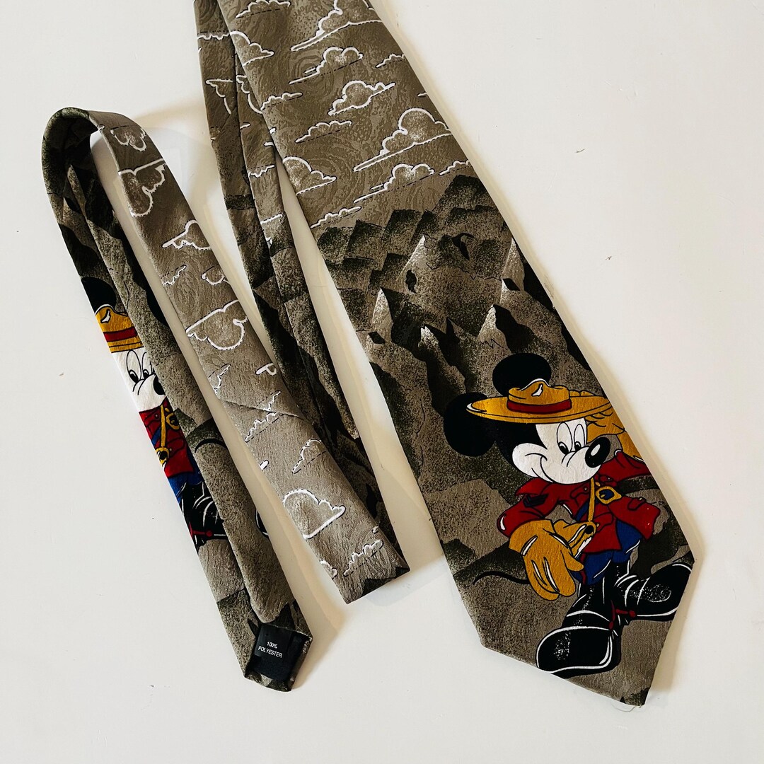 Vintage 90's Disney Royal Canadian Mounted Police RCMP Mountie Mickey ...
