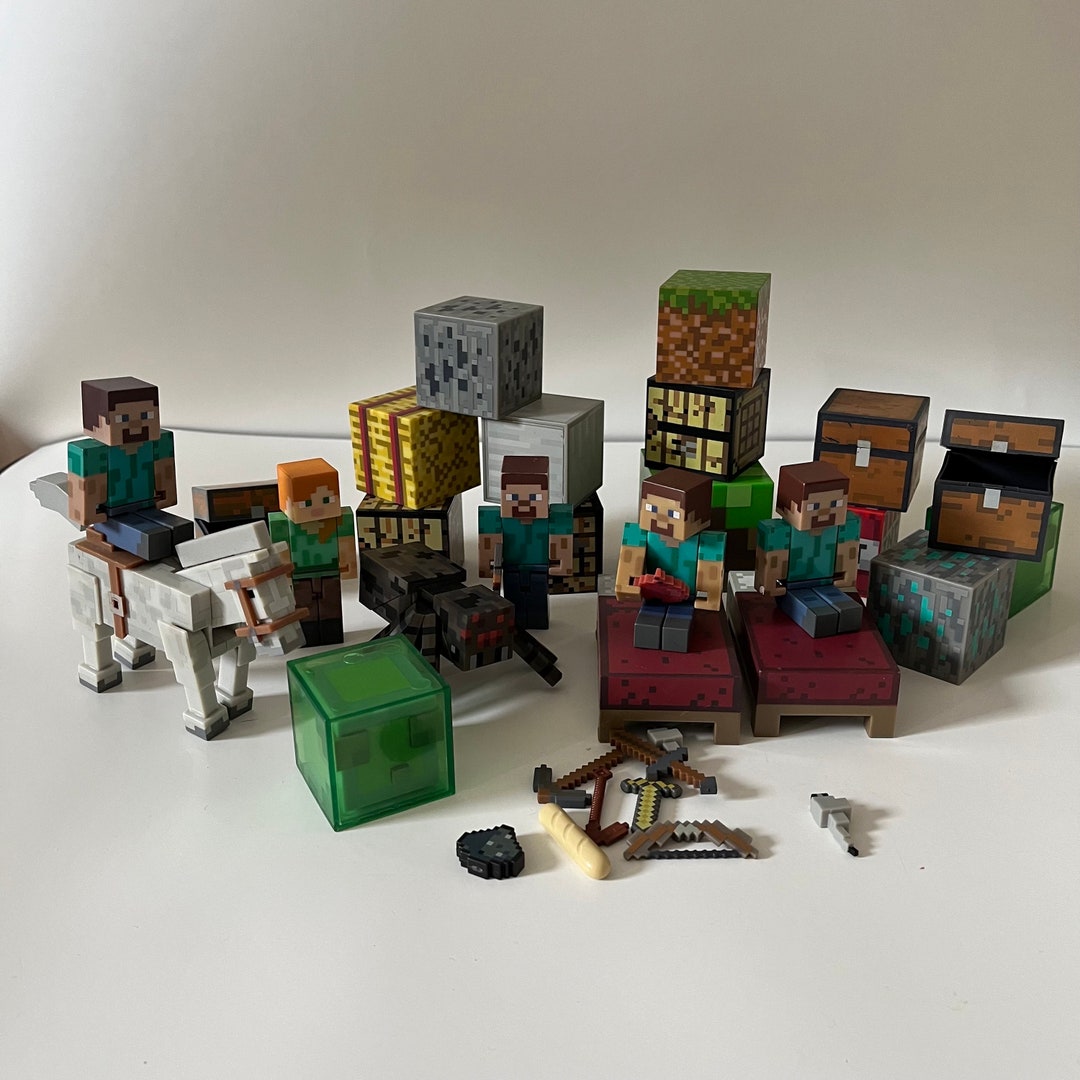 Minecraft Mega Minifigures Perfect for Cake Toppers Cake - Etsy