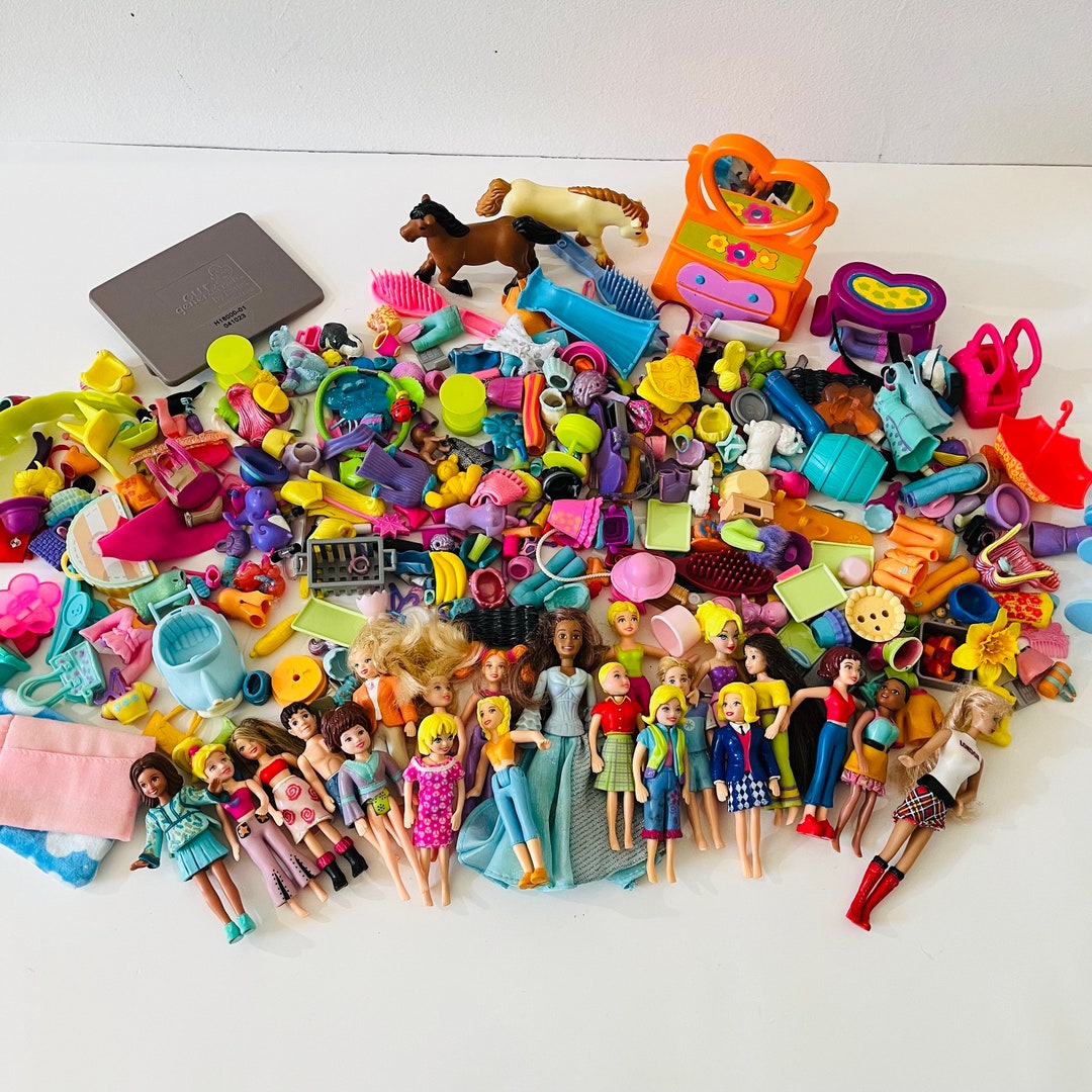 Vintage Polly Pocket Doll Girl Lot Various Dolls and Lots of Fun ...