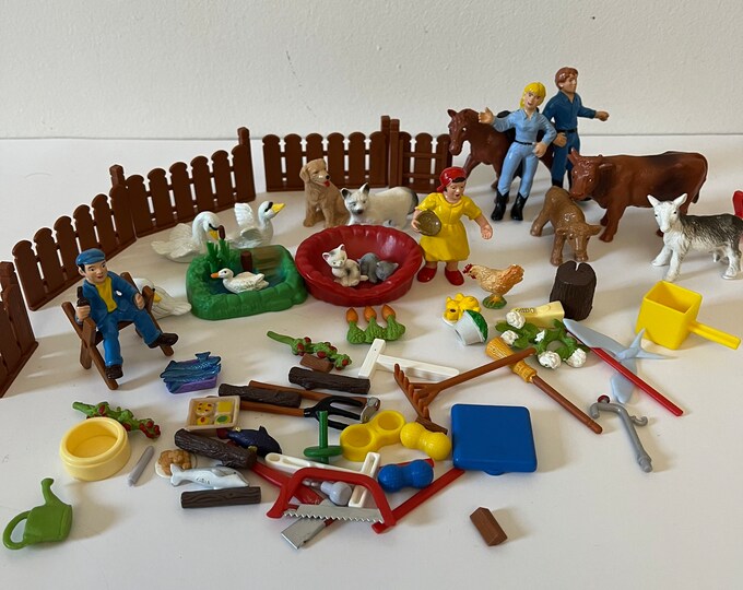 Vintage Bullyland Plastic Toy Animals Farm Life Imaginary Play Animal ...