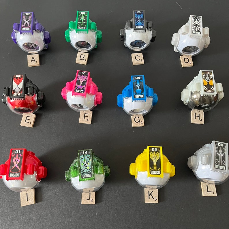 Bandai Kamen Rider Ghost Icon Eyecon DX Newton Fourze Benkei Musashi ...