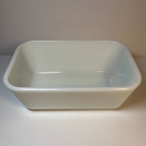 PYREX Vintage Amish Butterprint Ovenware 0502 21 Made in USA Milk Glass ...
