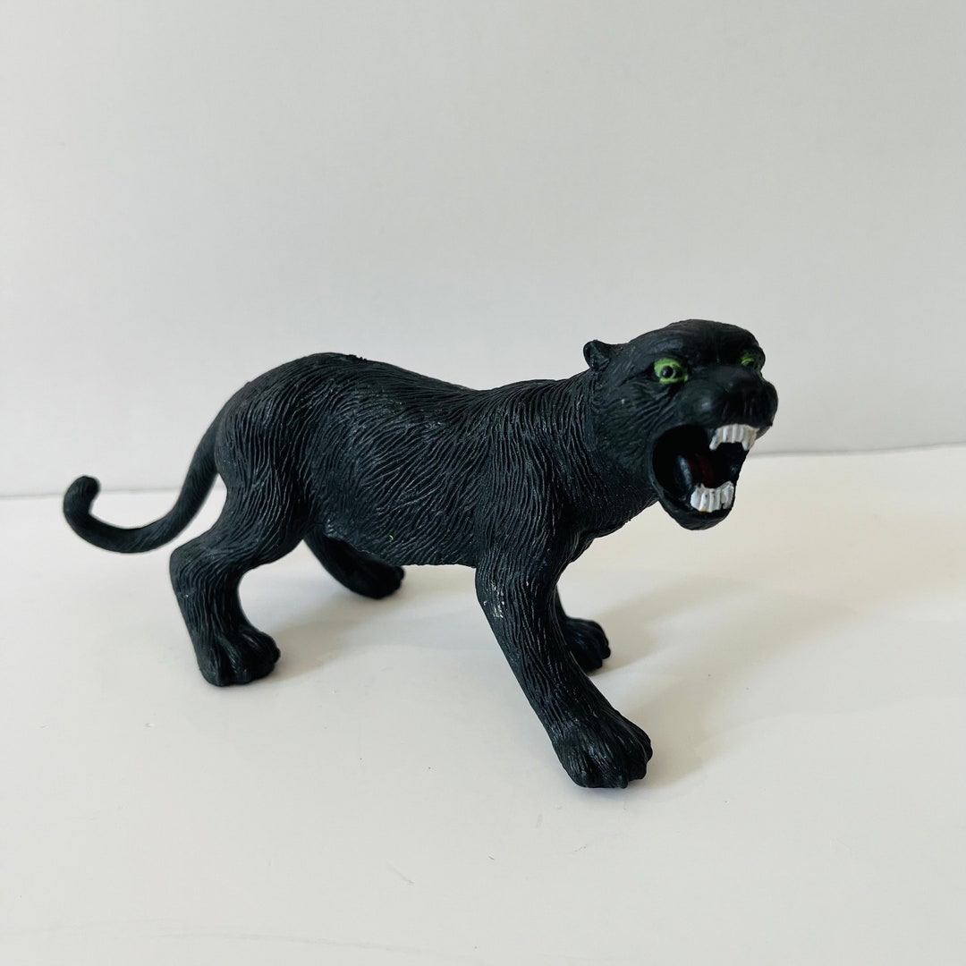 Vintage NF Jaguar Plastic Toy Animals Imaginary Play Rubber Animal Toys ...