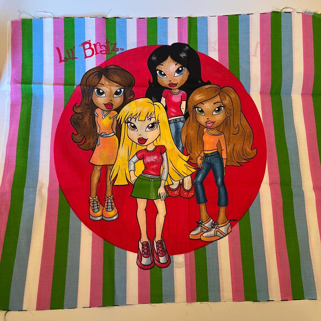 Authentic MGA Bratz Collectibles Bratz Fabric Panel Set of Two Lil ...
