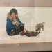 Vintage Inuit Print of Dorothy Francis Painting Child Amauti Husky ...