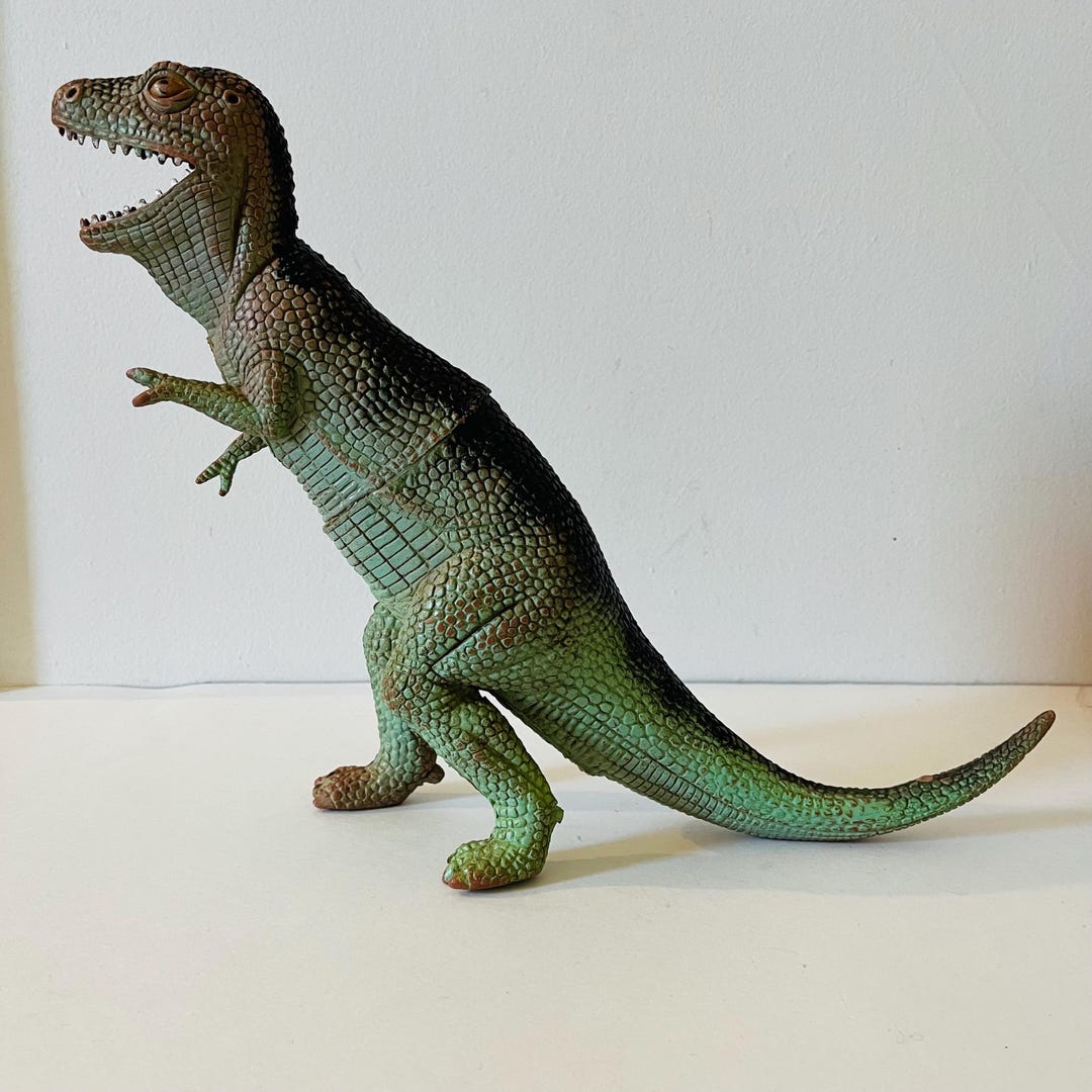 Vintage 1988 Jumbo Dinosaur Figure Dino Collectible Plastic Toy ...