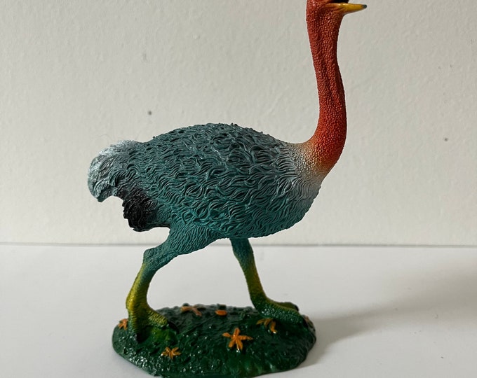 Vintage Plastic Toy Animal Ostrich Imaginary Play - Etsy