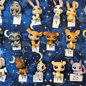 LPS Littlest Pet Shop Figure Pick Your Own Pick A Pet Bunnies Raccoons ...