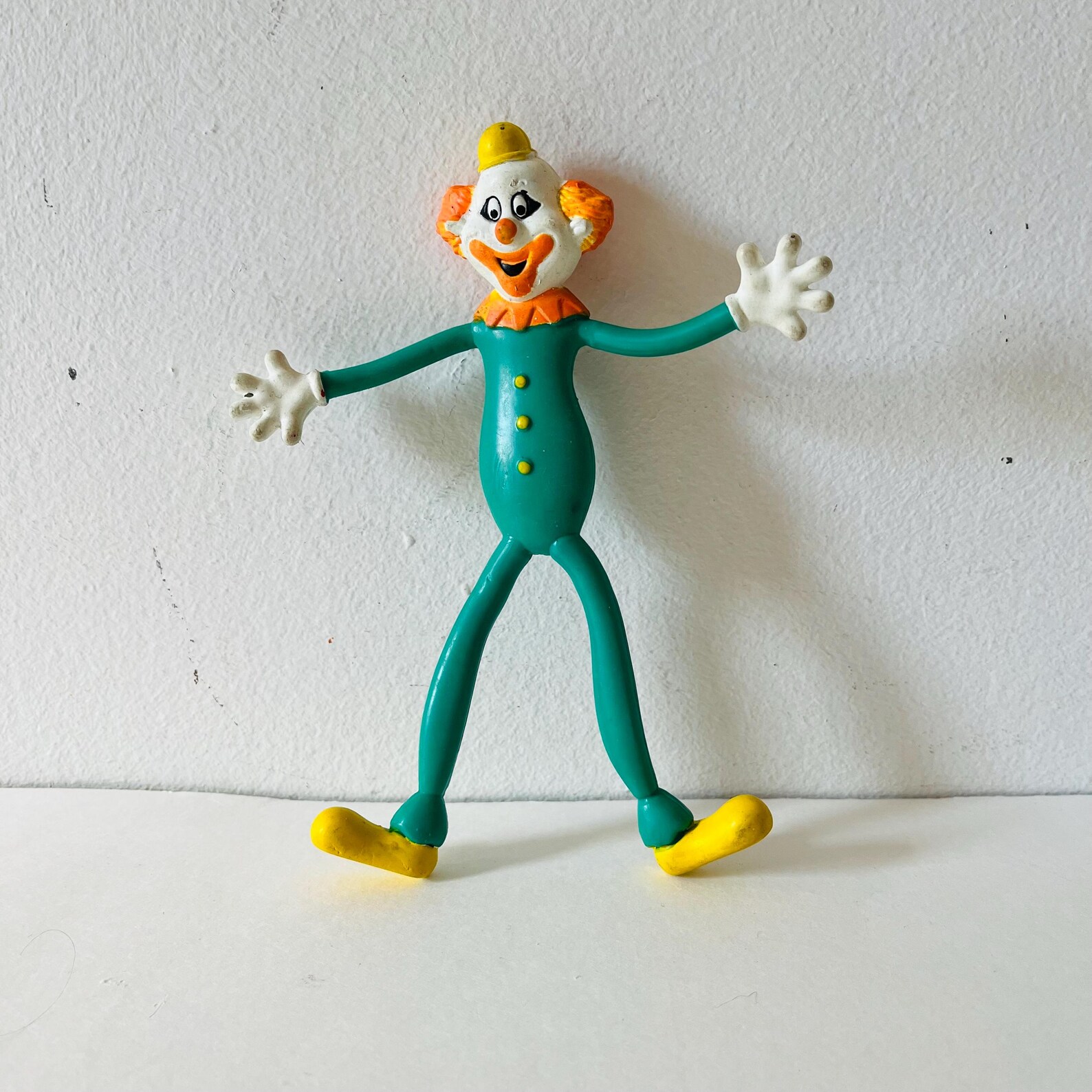 Vintage 1980's Russ Bendable Bendy Clown Figure Collectible Toy - Etsy