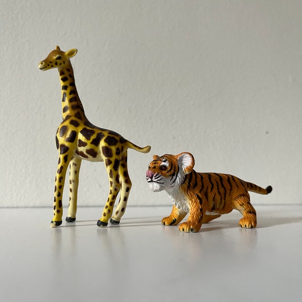 Plastic Tiger Toy - Etsy