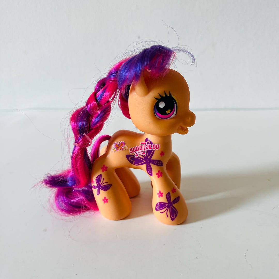 My Little Pony Babies MLP Baby Ponies Scootaloo Pink Eyes Brushable ...