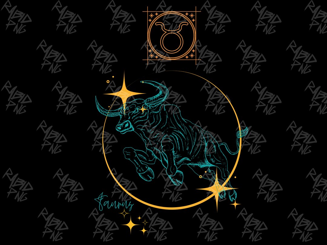 Taurus Zodiac Sign Design PNG Digital Download - Etsy
