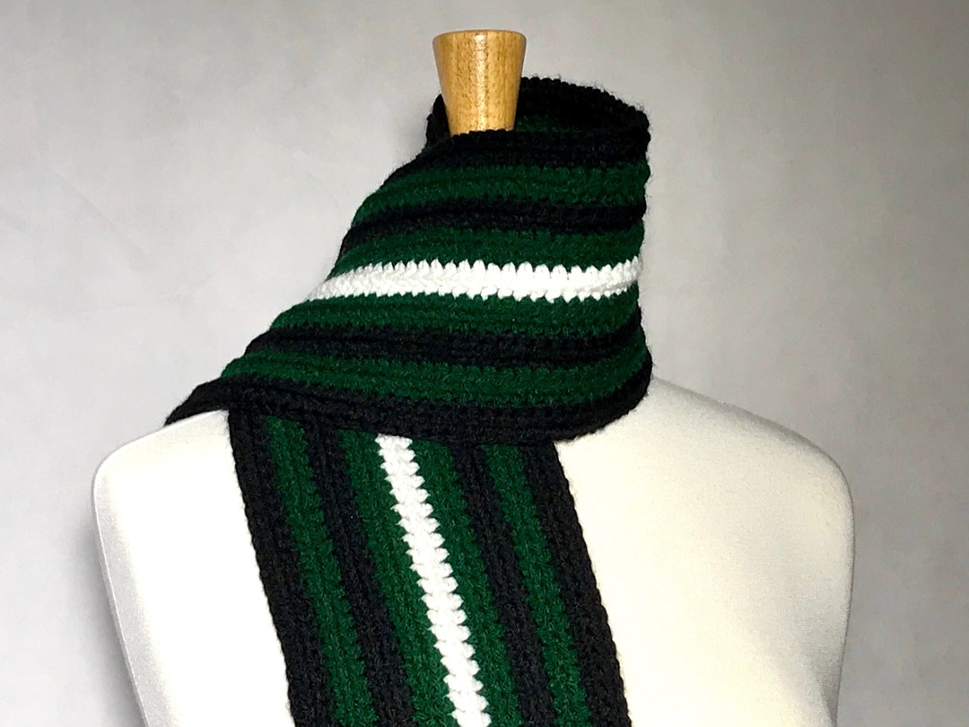 Handmade Crochet Leather Daddy/boy Pride Scarf - Etsy