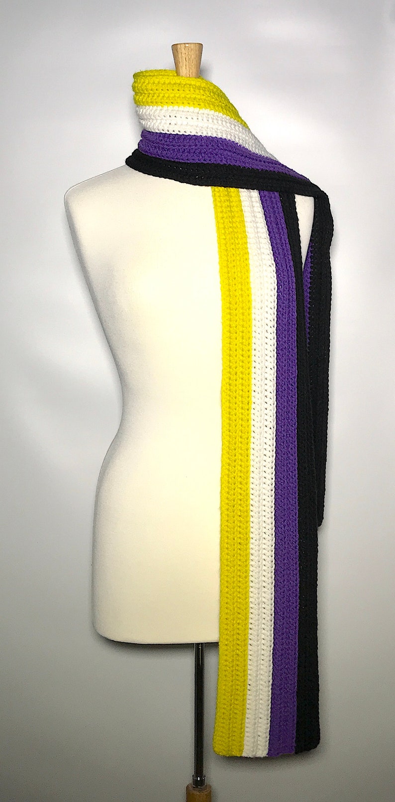 Nonbinary Pride Scarf - Etsy