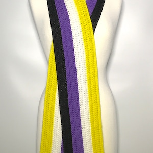 Nonbinary Pride Scarf - Etsy