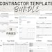 Construction Business Forms Template Bundle (printable) - Etsy
