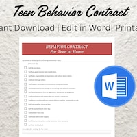 Electronics Cell Phone Technology Screen Contract for Kids (PDF ...