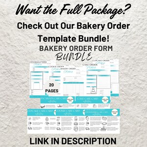 Macaron Order Form Sheet Canva Template Editable Bakery Macarons Form ...