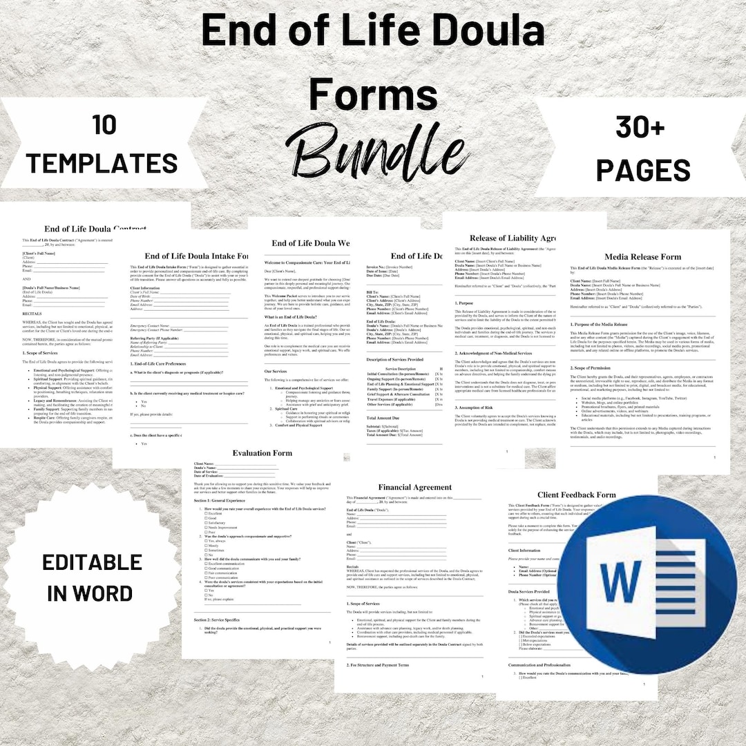 End of Life Planner – Fillable & Printable Medical, Legal, and ...
