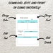 Printable Dream Journal Template: Editable Dream Analysis (digital ...