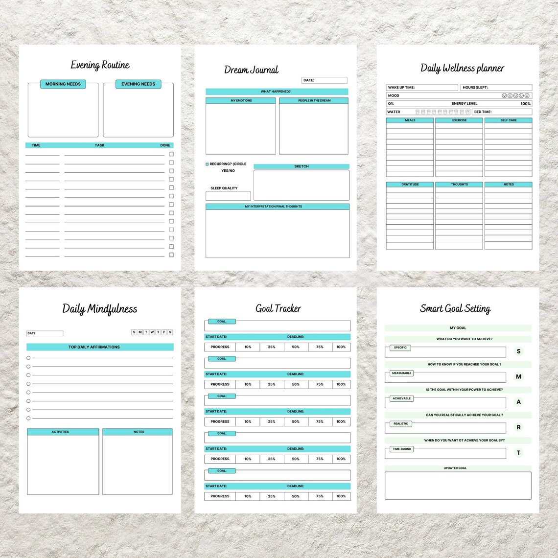 Passion Planner Printable: Life Purpose Workbook (editable Canva ...
