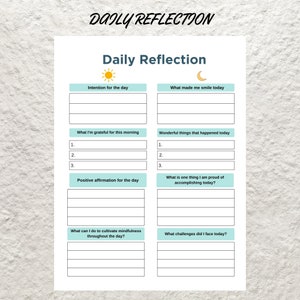 Printable Monthly Review Editable Monthly Reflection Monthly Evaluation ...
