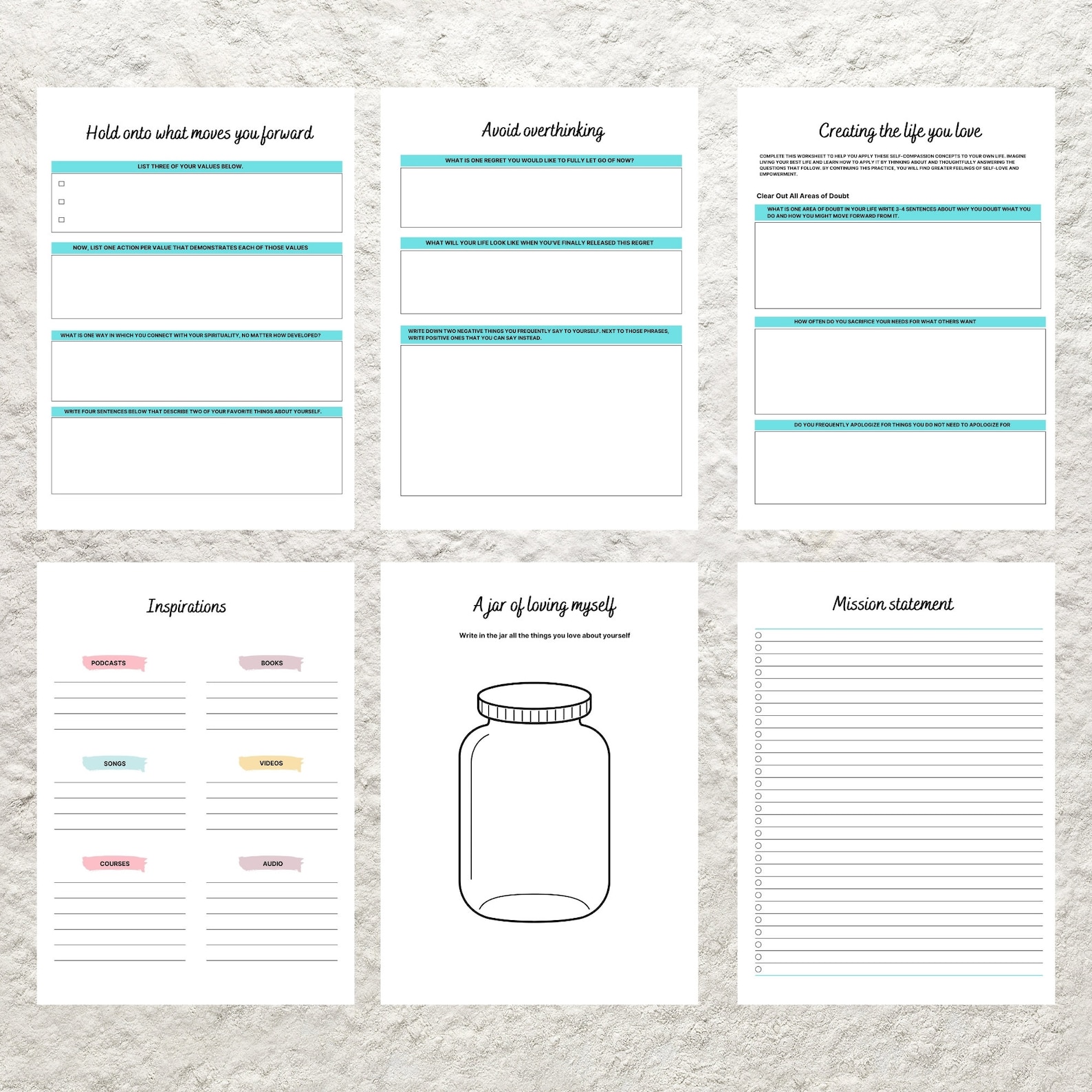 Find Your Passion Planner Journal Printable Life Purpose Workbook How ...