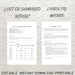 Editable Laundry Pick up & Delivery Services Forms Templates, Pick and ...