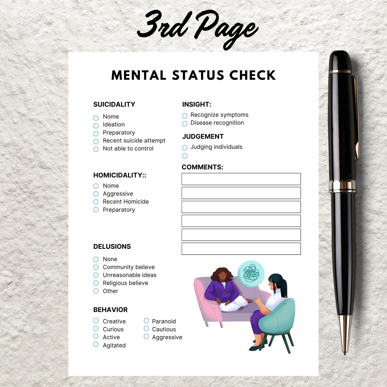Mental Status Exam Cheat Sheet Template MSE Checklist Cheat Sheet ...