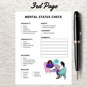 Mental Status Exam Cheat Sheet Template MSE Checklist Cheat Sheet ...