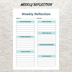 Printable Monthly Review Editable Monthly Reflection Monthly Evaluation Monthly Summary ...
