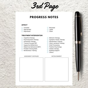 Therapy Progress Notes Template Psychotherapy Notes Progress Notes ...