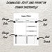 Construction Business Forms Template Bundle (printable) - Etsy
