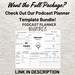 Printable Podcast Episode Planner Worksheet Template Podcast Content ...