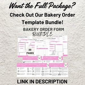 Macaron Order Form Sheet Canva Template Editable Bakery Macarons Form ...
