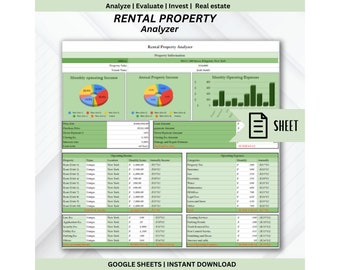 Landlord Rental Property Spreadsheet Template Google Sheets Rental ...