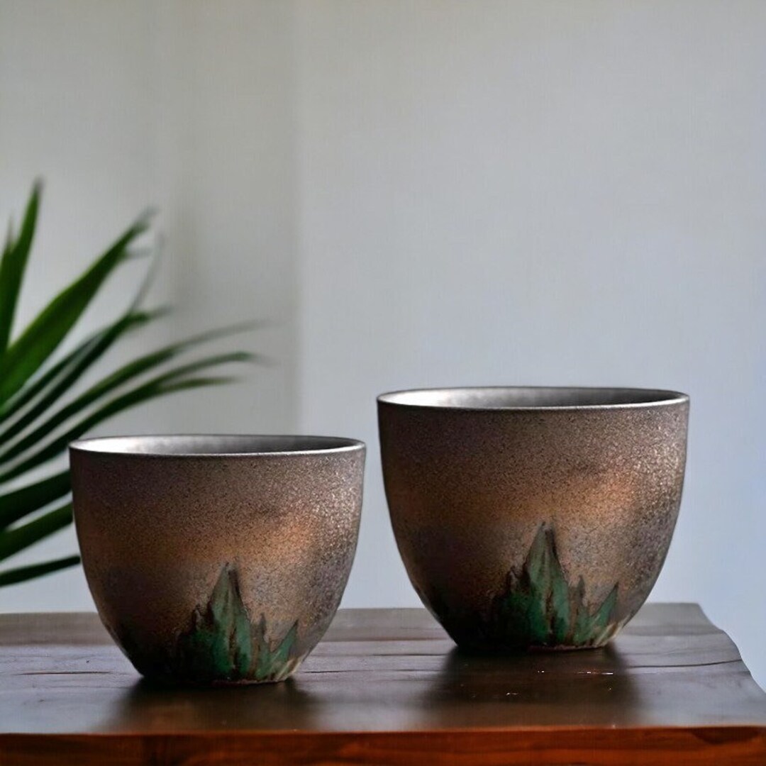 Japanese Ceramic Tea Cup Kung Fu Pottery Tea Set Unique Asian Tea Cup ...