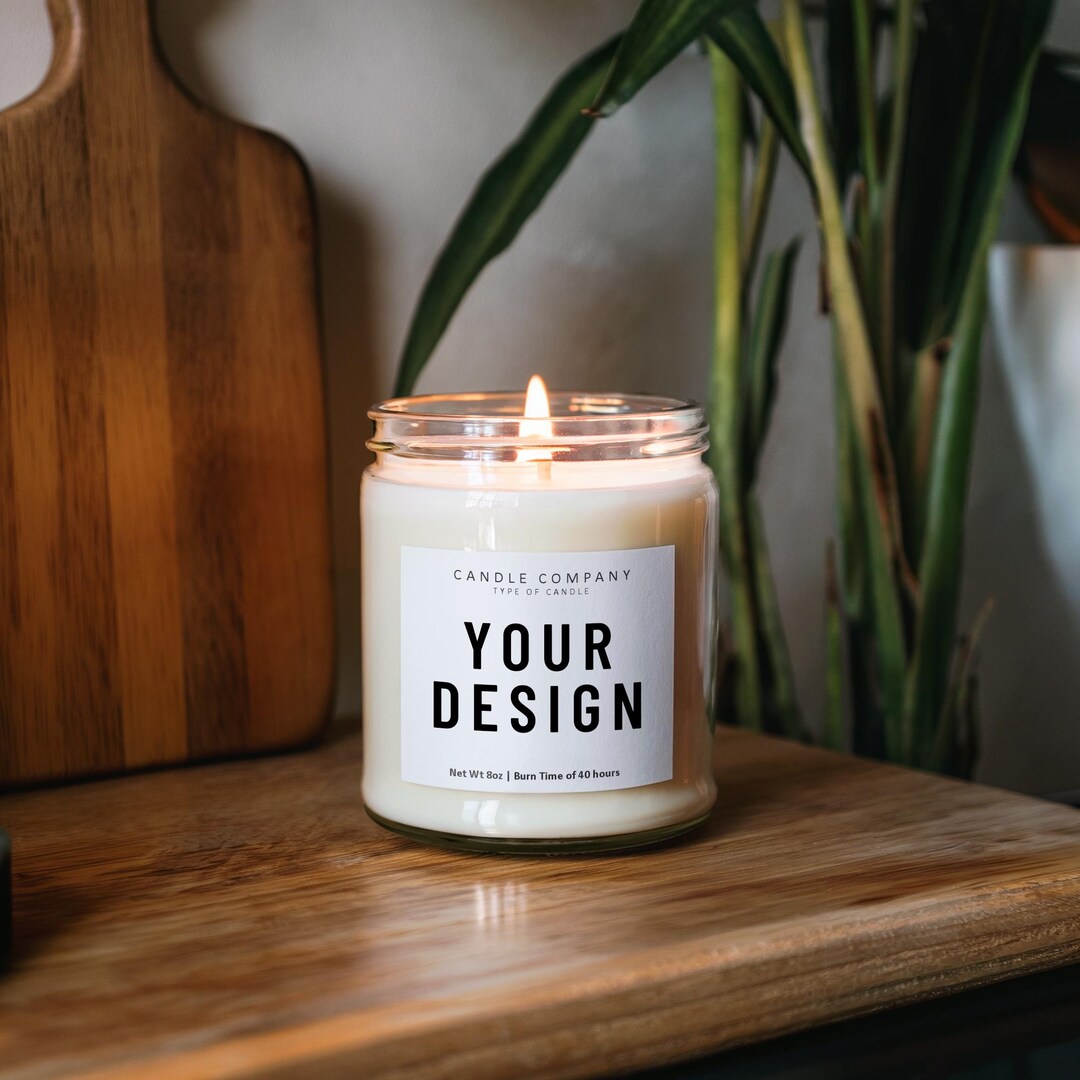 Printify Candle Mockup, Soy Candle Mockup, Custom Candle Mockup, Candle ...